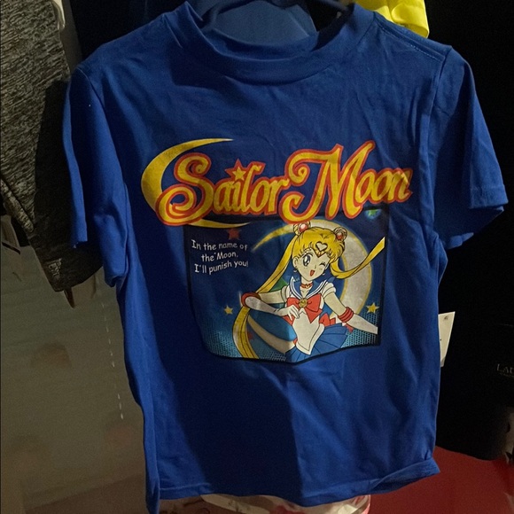 Sailor Moon | Shirts & Tops | Sailor Moon Kids Blue Graphic Tee | Poshmark